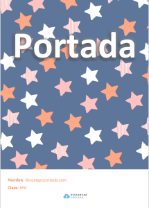 🔵Portadas Azules para Word [GRATIS] - Descargar Portada